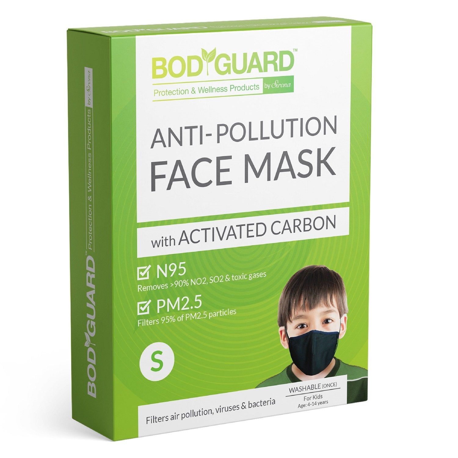 Buy BodyGuard N95 + PM2.5 Reusable Pollution Mask – Sirona Hygiene ...